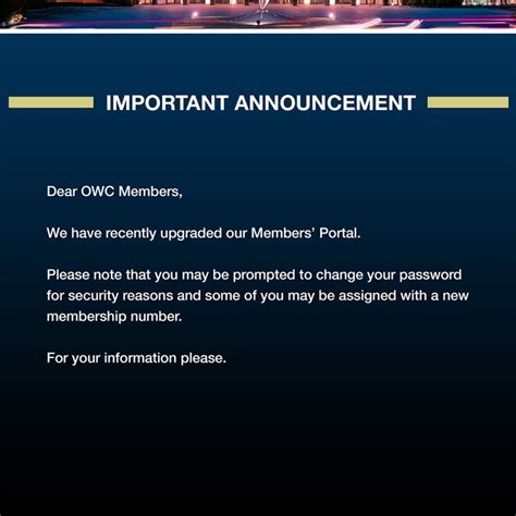 Launch Of New Booking System For OWC Resized Temasek Club