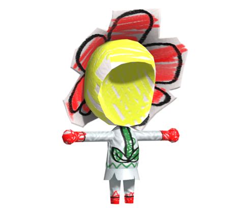 003 Scribble Flower Miitopia Nintendo Switch The Models Resource