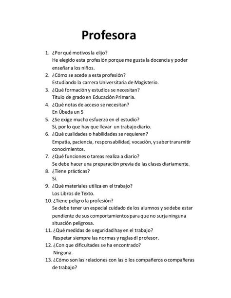 Listado De Preguntas Para Una Entrevista De Docente Gzrgvu