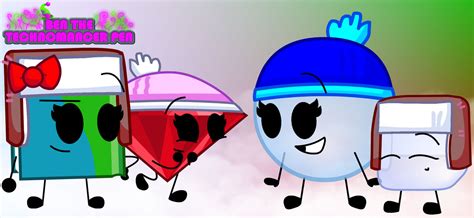 Bubble Ruby Book And Ice Cube In Winter Hats By Ben2091alt On Deviantart