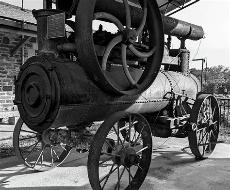 1896 Frick Steam Engine Bw Digital Art By Gnu Attitude Pixels