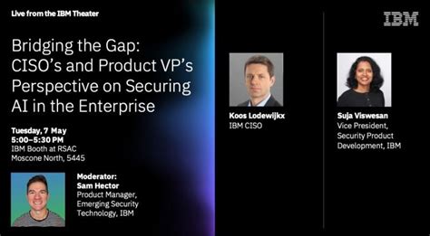 Garrett Huffhines On Linkedin Ai Rsac Aiinnovation Enterprisesecurity Ibmsecurity