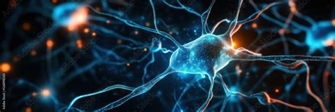 Neurons Interacting With Synapses In A Digital Representation Of Brain Connectivity Generative