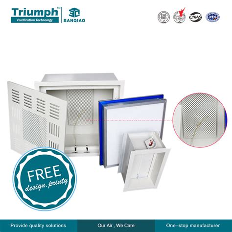 Cleanroom Ducted Ceiling Modular Hepa Box For Clean Room Air Intake Hepa Box And Clean Room