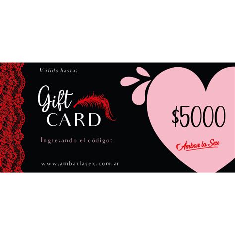 T Card Regalá Placer Ámbar La Sex