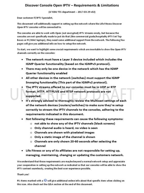 Discover Console Open Iptv Requirements And Limitations V02 2017 03 29