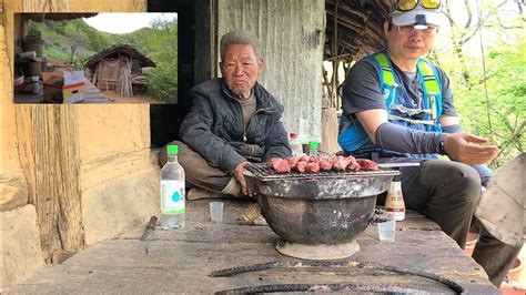 굴피집 어르신 고기덩어리 구이 Youtube