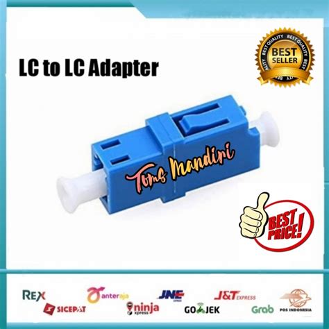 Jual LC LC Single Mode Simplex Coupler Fiber Optic Adapter Connector Shopee Indonesia