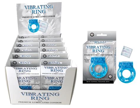 VIBRATING RING COUNTER DISPLAY BOX BLUE Nasstoys