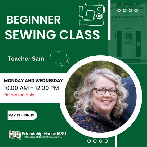 Beginner Sewing Class Friendshiphouse Msu