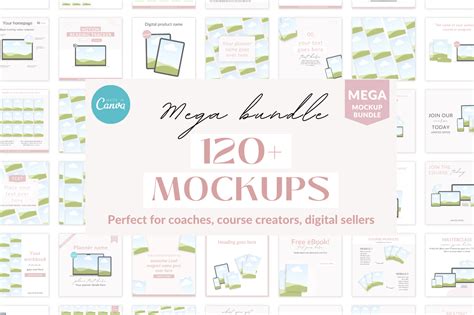 Canva Mockup Template Bundle Graphic By Catecreates1 · Creative Fabrica