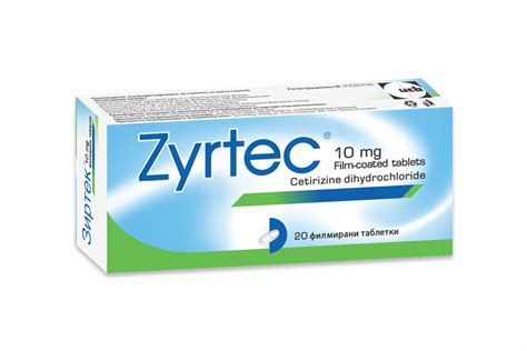 Zyrtec Tabl 10 Mg X 20 Making Health Happen