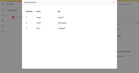 Postman Data Driven Testing