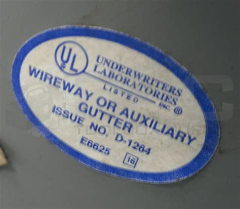 New Square D D 1264 Lj Series Wireway Auxiliary Gutter Plc Toolbox Supply