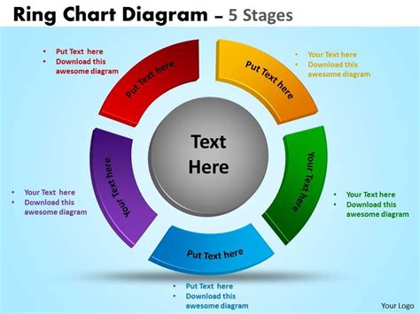 Ring Chart Diagram Flow Templates 14 PowerPoint Templates Download PPT Background Template