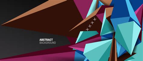 Trendy Simple Triangle Abstract Background Vector Image