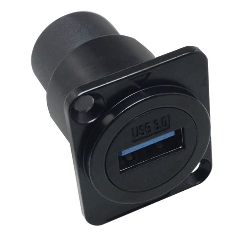 Probots Usb 3 0 To Usb 3 0 Type A Pass Through Panel Mount Connector Female Buy Online Buy