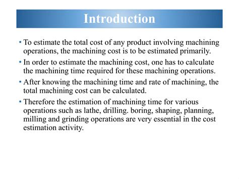 MACHINING TIME CALCULATION PPTX MACHINING TIME CALCULATION PPTX