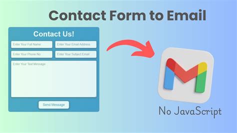 How To Send Email Without Any Backend Languages Html Only Youtube