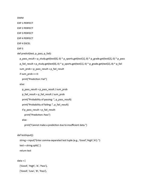 Dwm Final Exps Pdf Computer Science Computing