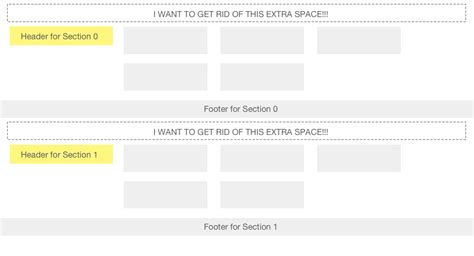 Ios Uicollectionviewflowlayout Place Section Headers Over Section