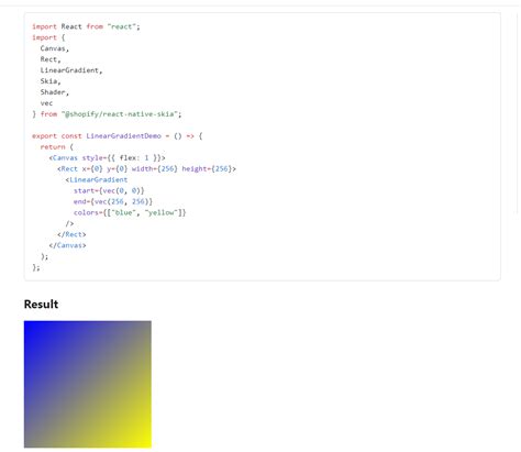 Question About Gradient Layouts · Issue 732 · Shopifyreact Native Skia · Github