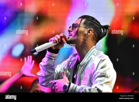 Mexico City Mexico December 4 Spanish Singer Abraham Mateo Sings On