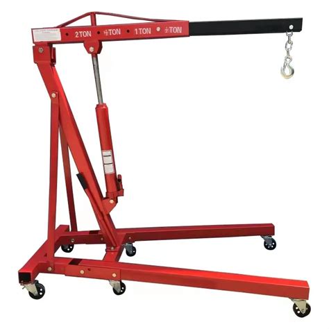 Folding Engine Crane 4400lbs Lifting Capacity Shop Crane 2 Ton Hydraulic Engine Hoist