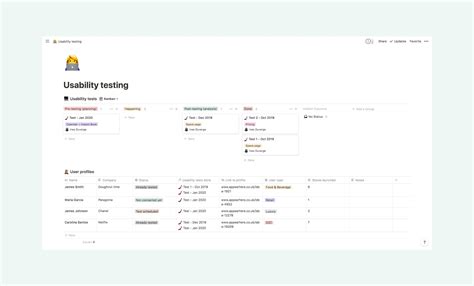 Notion User Research Template