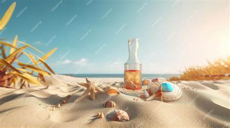 Premium Ai Image Summer Background With Copy Space Illustration Ai