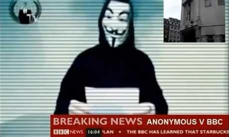 Hacker Group Anonymous Plans BBC Protest News Broadcast