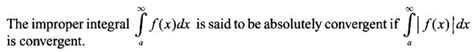 Improper Integrals Theorem Worked Examples Exercise With Answers Integral Calculus