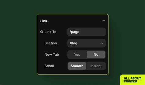 How To Create A Button That Scrolls To A Section On The Same Website In Framer All About Framer