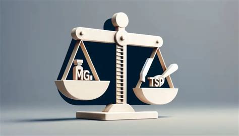 Mg To Tsp Calculator Easy Milligram To Teaspoon Conversion Tables