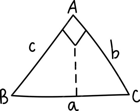 Premium Vector Drawn Geometric Triangle Graph