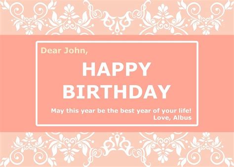 How To Make A Birthday Card On Word EdrawMax Online