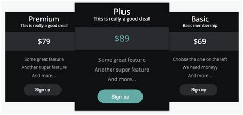 50 Best Price Table Html And Css Templates