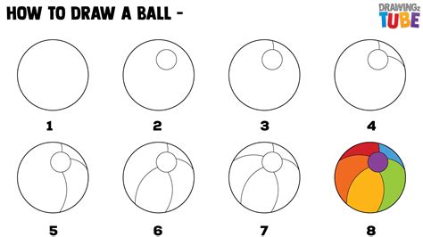 How To Draw A Ball Step By Step