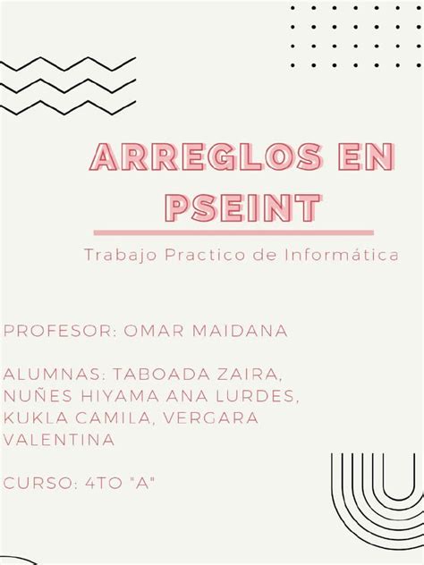 Arreglos En Pseint Taboada Nuñez Hiyama Kukla Vergara Pdf