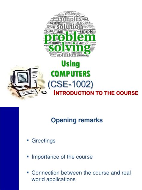 Introduction To Psuc Pdf Human Resources Computer Programming
