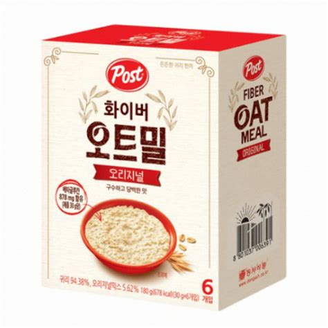 동서식품 포스트 화이버 오트밀 오리지널 180g[2개] 에누리 가격비교