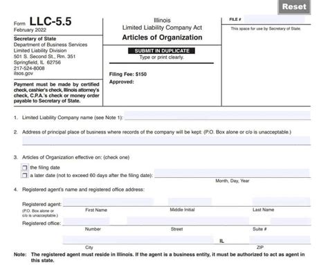 How To Start An Llc In Illinois In 7 Steps