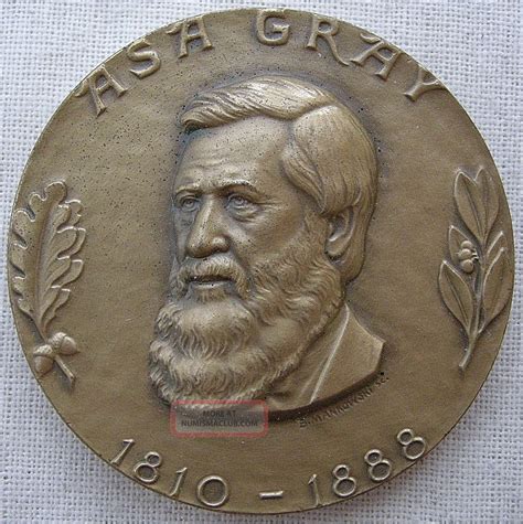 Asa Gray Hall Of Fame For Great Americans Medal 1972 By Bruno Mankowski