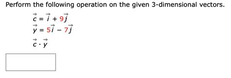 Solved Perform The Following Operation On The Given