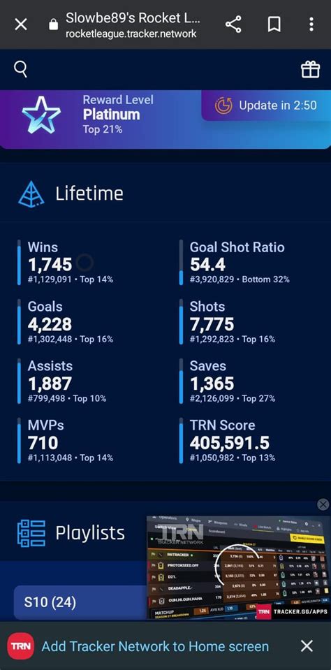14 Days Of Play Time In I Almost Am A Top Million Rl Player R Rocketleague