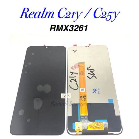 LCD TOUCHSCREEN REALME C21Y C25Y RMX3261 FULLSET Lazada Indonesia