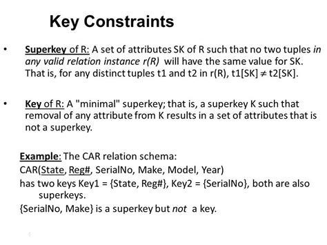 relational database constraints and structured query language ppt download