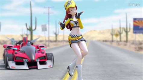 【qq飞车mmd】魔鬼身材的小橘子！ Youtube
