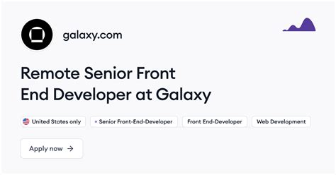 Galaxy Hiring Senior Front End Developer • Remote Work From Home Himalayas