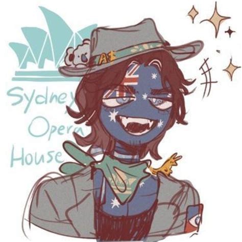 Australia Countryhumans Gambar Tokoh Australia Gambar Anime